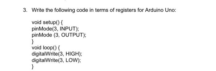 Solved 3. Write the following code in terms of registers for | Chegg.com