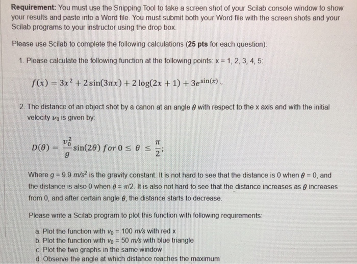 Solved Requirement: You must use the Snipping Tool to take a | Chegg.com