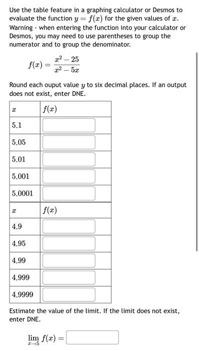 Solved Use the table feature in a graphing calculator or | Chegg.com