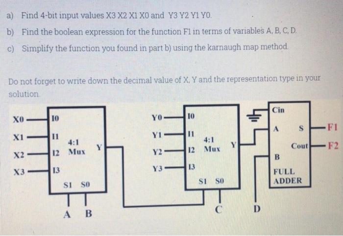 Solved In the following circuit, X and Y values are | Chegg.com