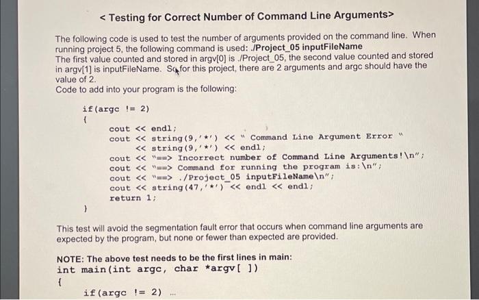 Solved In Project 5, you will write a computer program that | Chegg.com