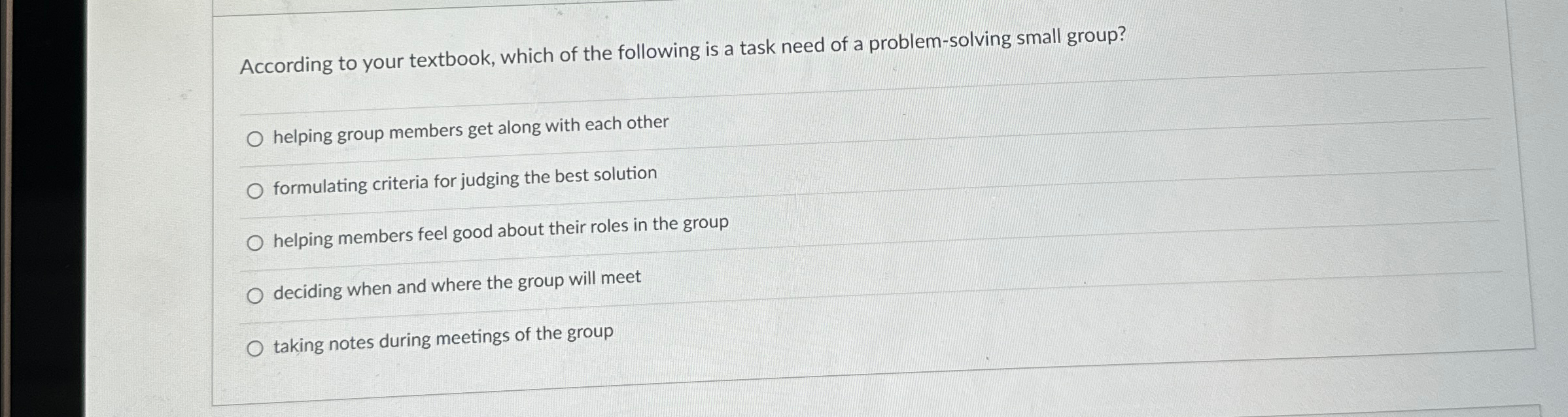 Solved According to your textbook, which of the following is | Chegg.com