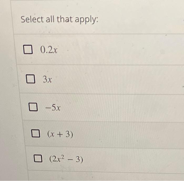 Solved Which factor could be part of the function so that | Chegg.com