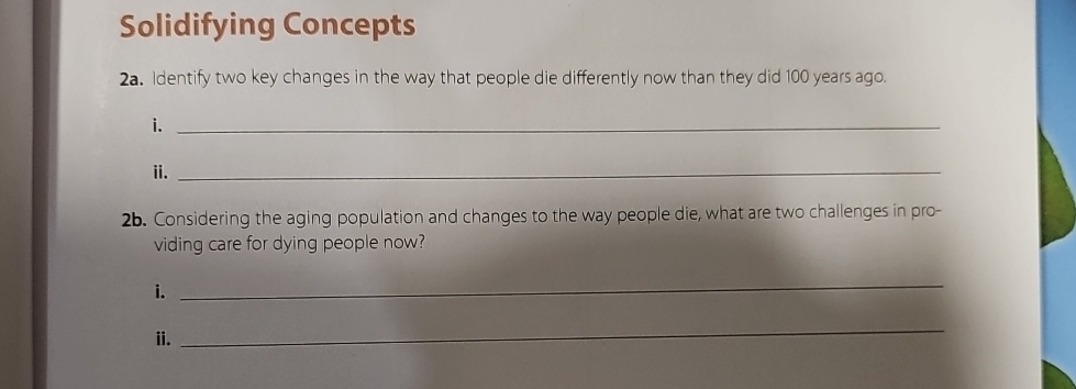 Solved Solidifying Concepts2a. ﻿Identify two key changes in | Chegg.com