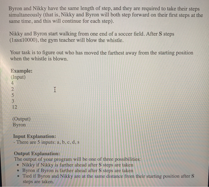 Solved Robotic Movement You are to write a program that | Chegg.com