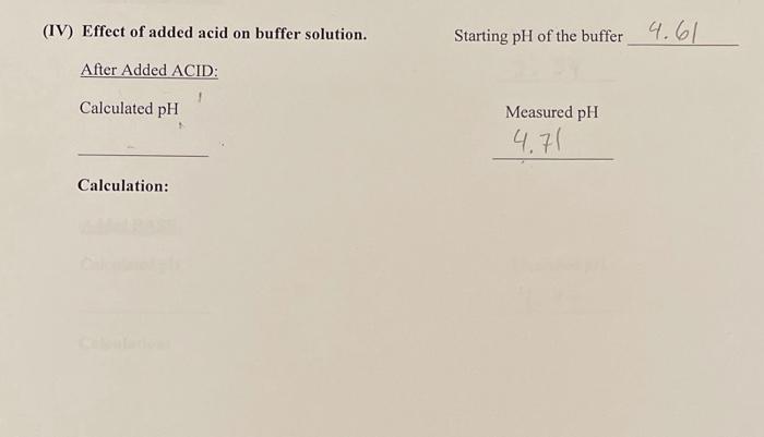Solved (1) A buffer with equal mole of weak acid and | Chegg.com