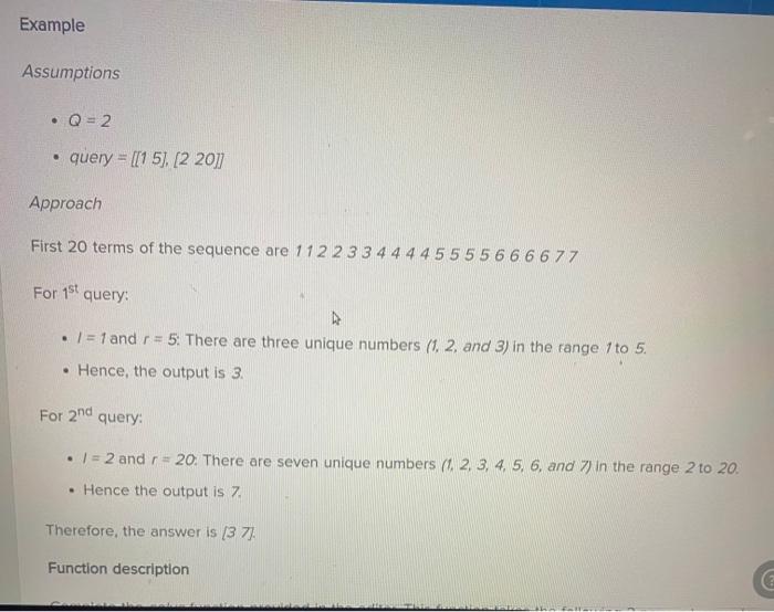 Solved Unique numbers Consider a sequence of integers as 1, | Chegg.com