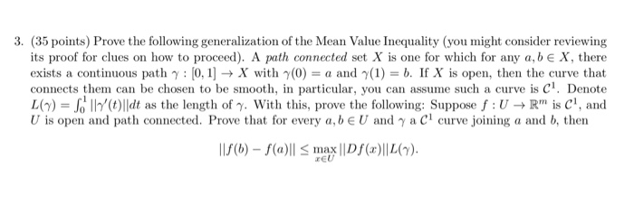 Solved 3. (35 points) Prove the following generalization of | Chegg.com