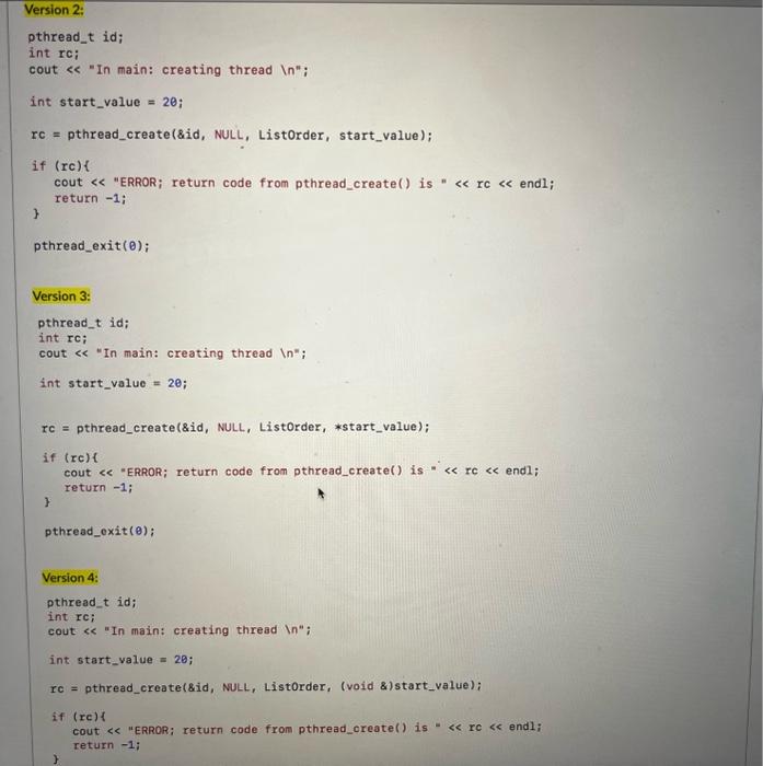 Solved Consider the following code: void ∗ Listorder (void | Chegg.com
