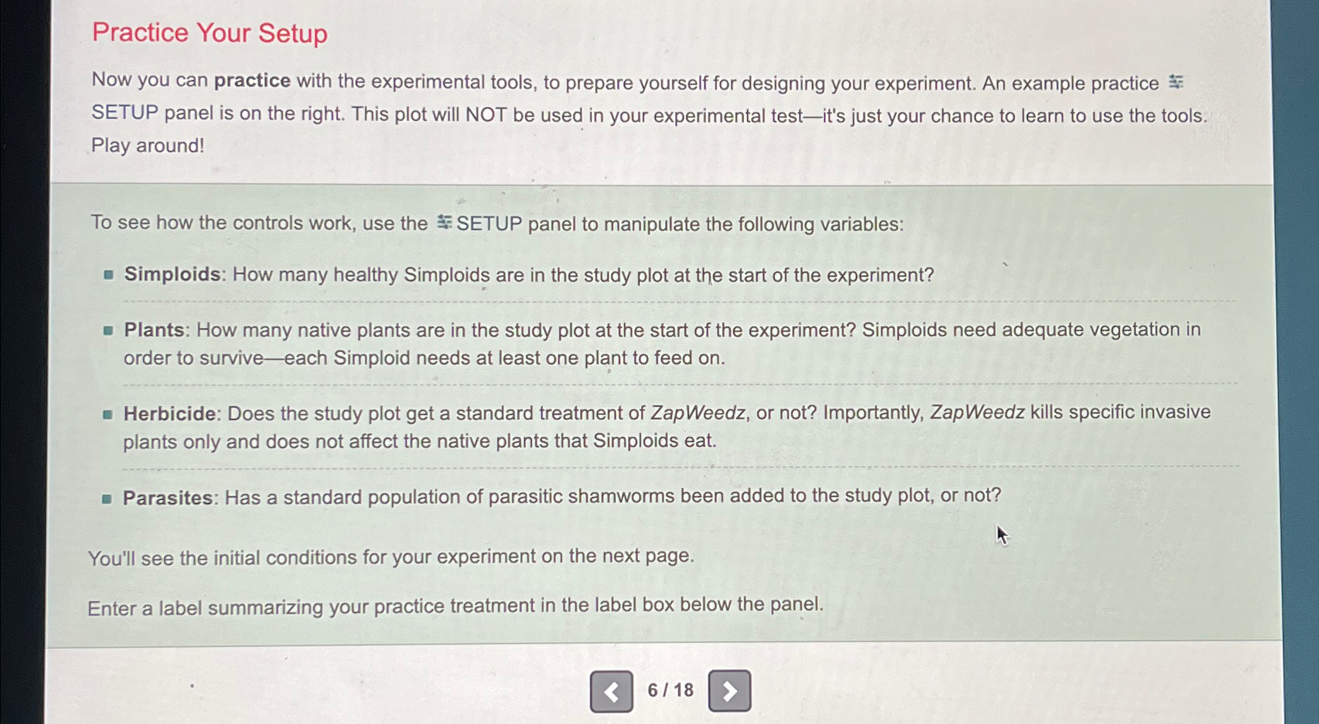 Solved Practice Your SetupNow you can practice with the | Chegg.com