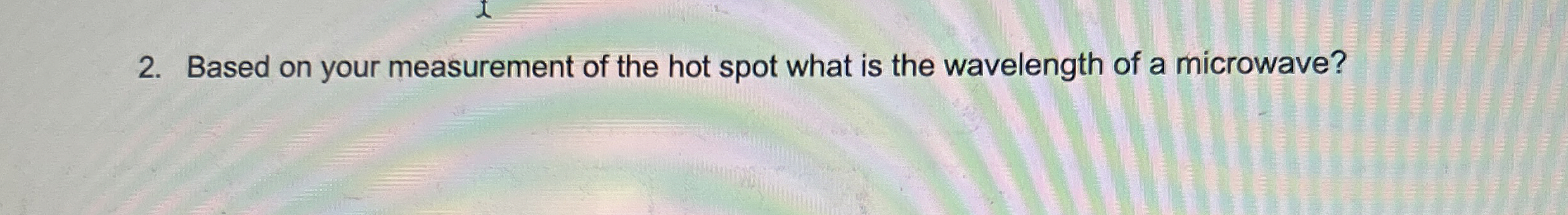 Solved Based on your measurement of the hot spot what is the | Chegg.com
