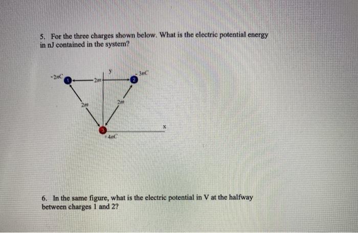 Solved The electric potential energy between two charges is | Chegg.com