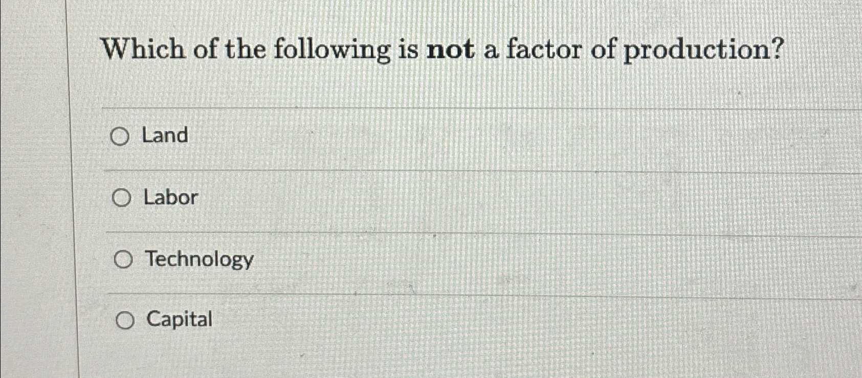 Solved Which of the following is not a factor of | Chegg.com