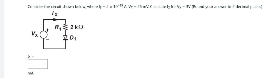 Solved Consider the circuit shown below, where | Chegg.com