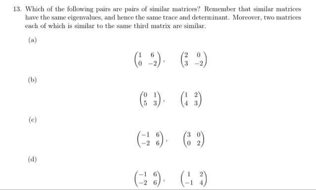 Solved Which of the following pairs are pairs of similar | Chegg.com