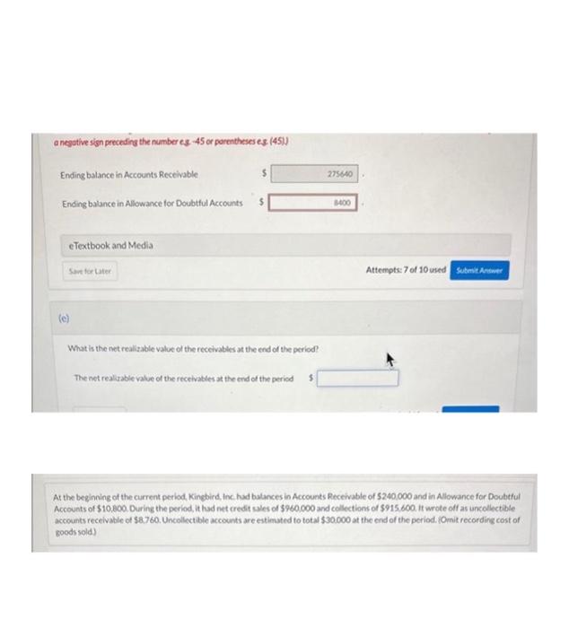 Solved a negative sign preceding the number es 45 or | Chegg.com