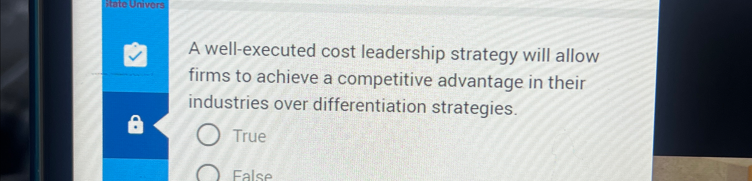 Solved A well-executed cost leadership strategy will allow | Chegg.com