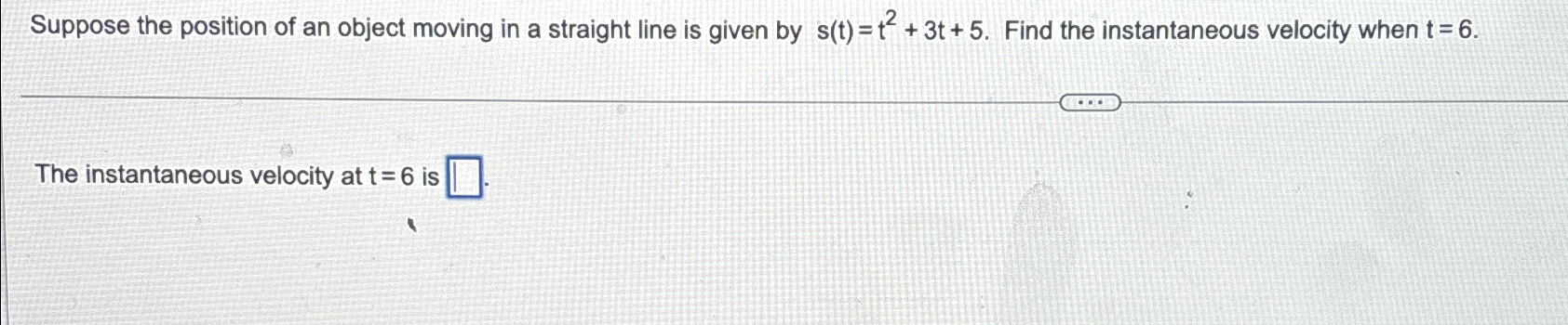 Solved Suppose the position of an object moving in a | Chegg.com