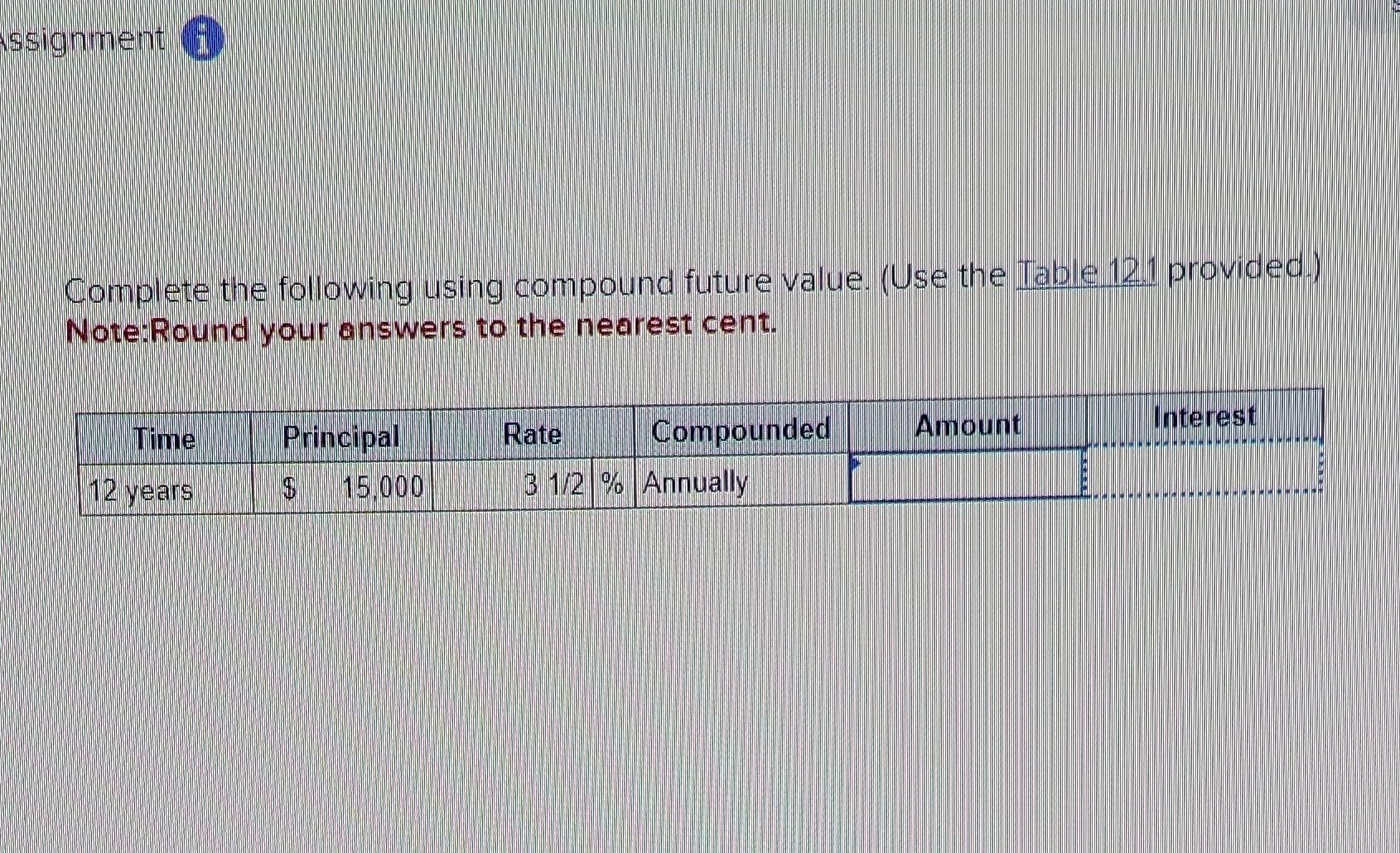 Solved Complete the following using compound future value. | Chegg.com