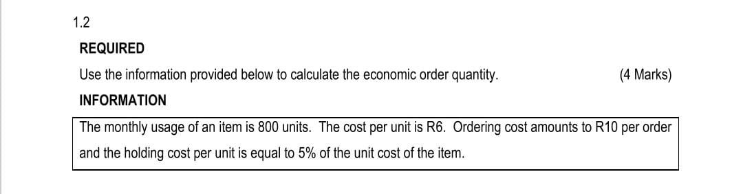 Solved REQUIREDUse the information provided below to | Chegg.com