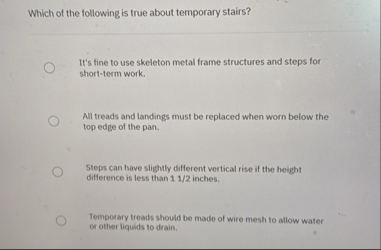 Solved Which of the following is true about temporary | Chegg.com