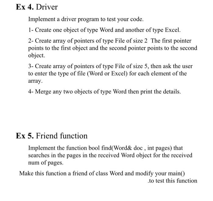 Solved The following diagram illustrates the classes you | Chegg.com