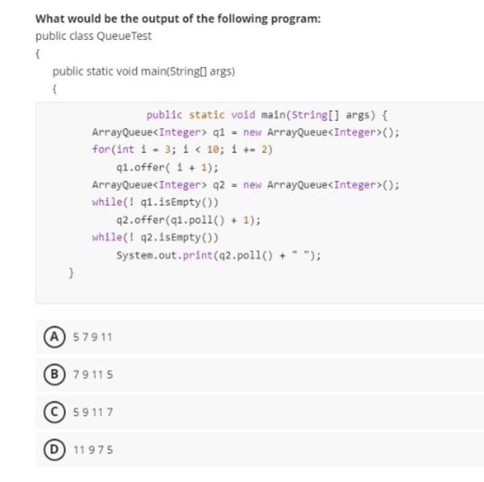 Solved f public static void main(String[] args) \{ | Chegg.com