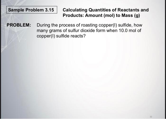 Solved Calculating Quantities of Reactants and Products: | Chegg.com