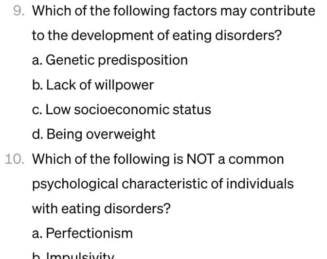 Solved Which of the following factors may contribute to the | Chegg.com