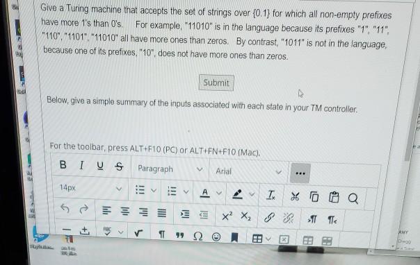 Solved please include your drawing TM controller. | Chegg.com