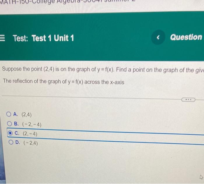 suppose-the-point-2-4-is-on-the-graph-of-y-f-x-chegg