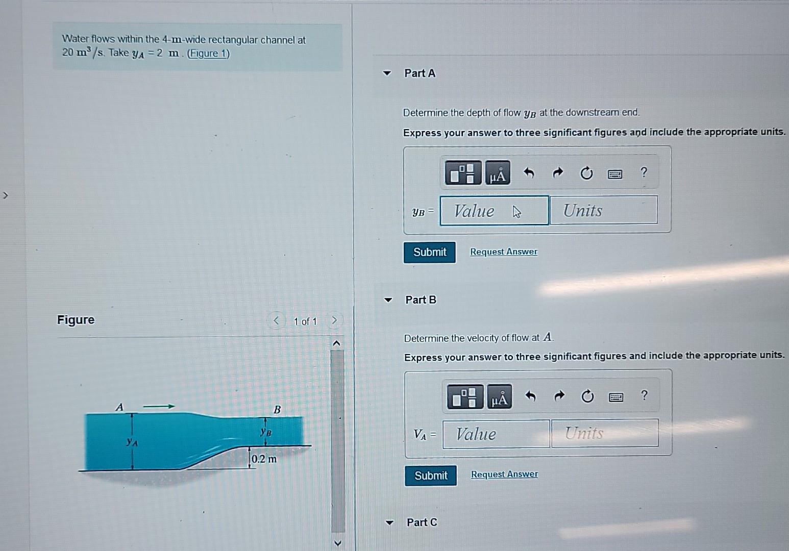 Solved Water flows within the 4-m-wide rectangular channel | Chegg.com