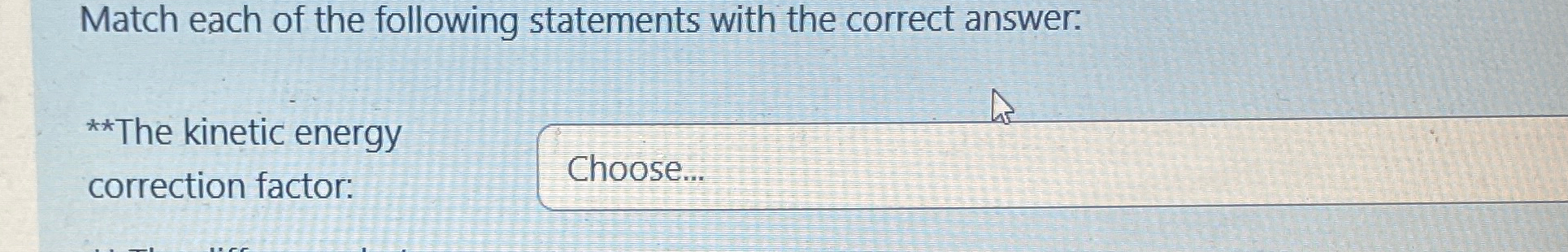 Solved Match each of the following statements with the | Chegg.com