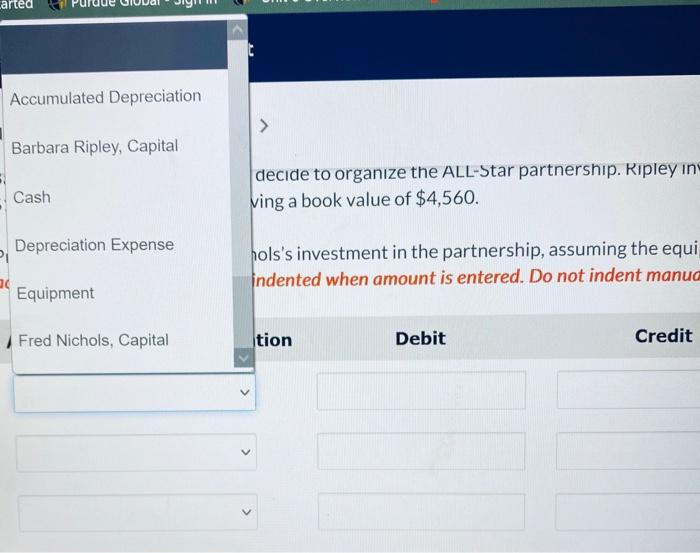 Solved Barbara Ripley & Fred Nicols organize All-Star | Chegg.com