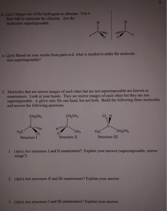 Solved 4. The cis/trans molecules in part 3 are known as | Chegg.com