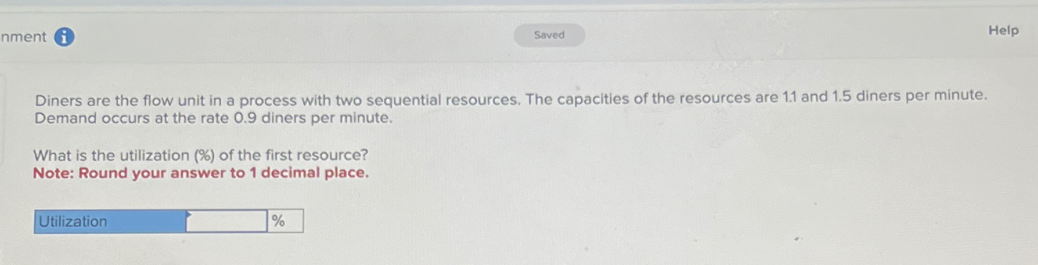 Solved Diners are the flow unit in a process with two | Chegg.com