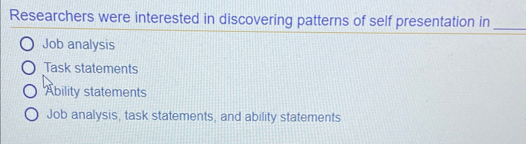 Solved Researchers were interested in discovering patterns | Chegg.com