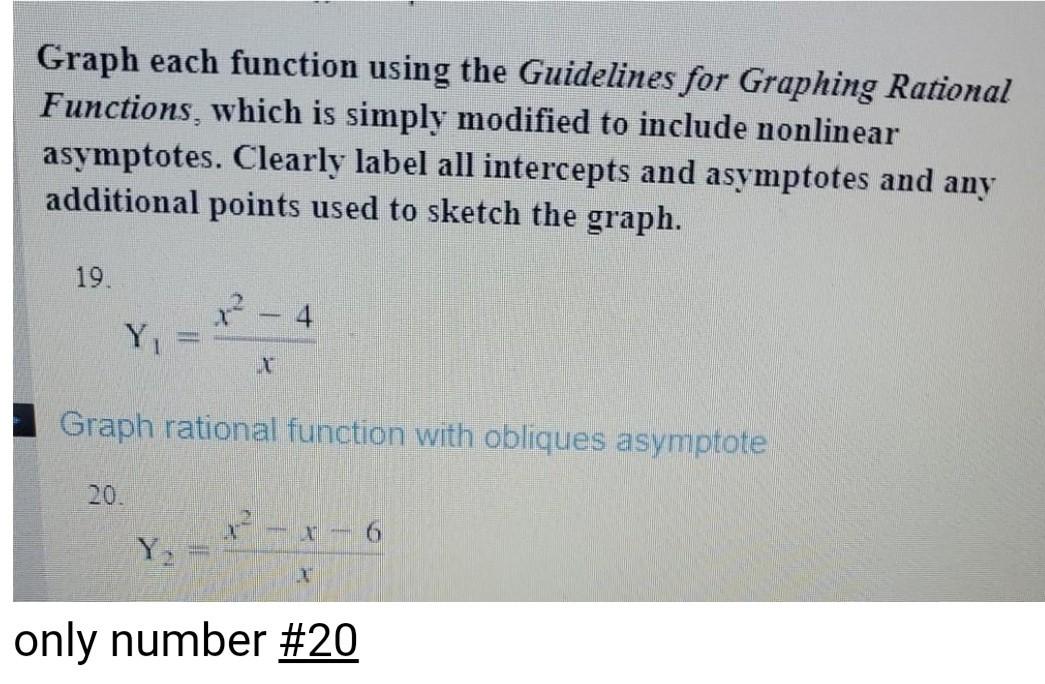 Solved Graph each function using the Guidelines for Graphing | Chegg.com