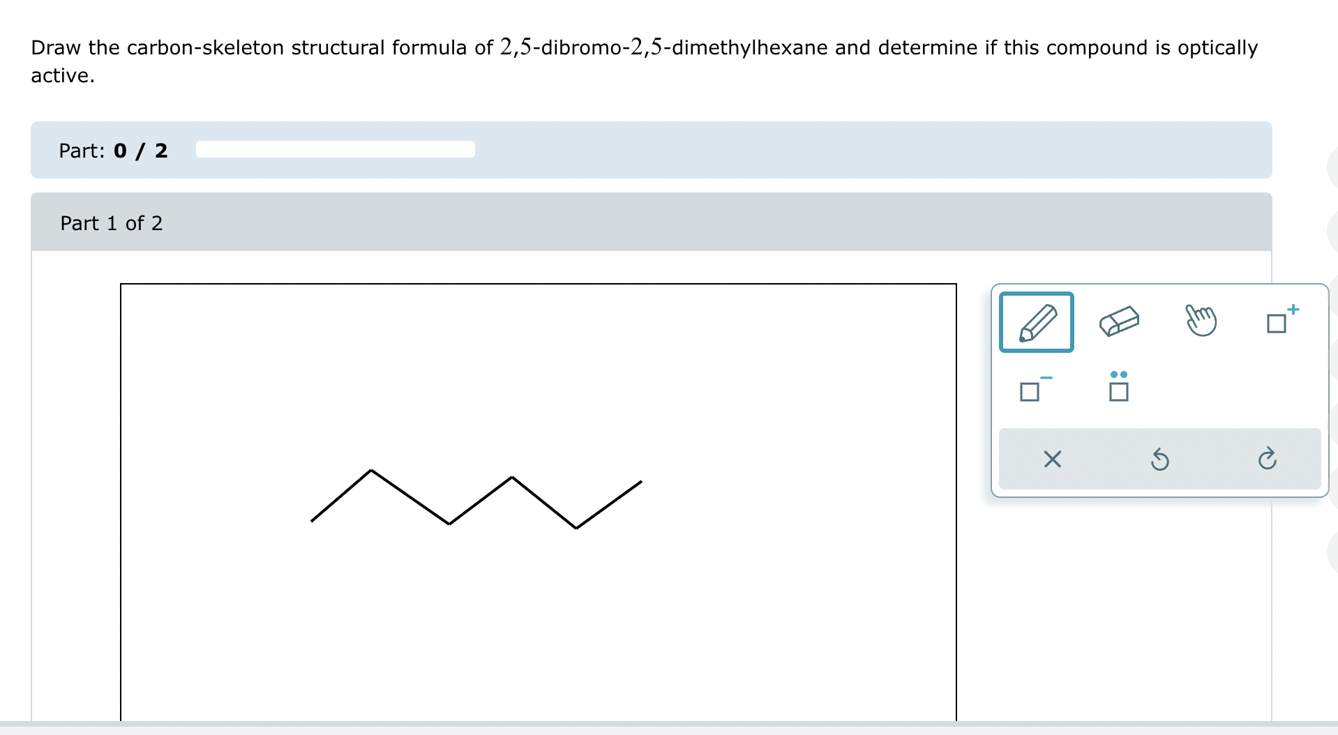 Solved Draw the carbon-skeleton structural formula of | Chegg.com