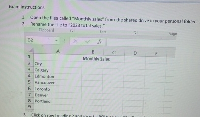 Solved Exam instructionsOpen the files called "Monthly | Chegg.com