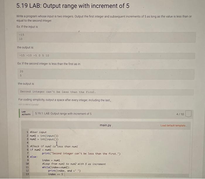 Solved language is python all i want to know is how to fix | Chegg.com