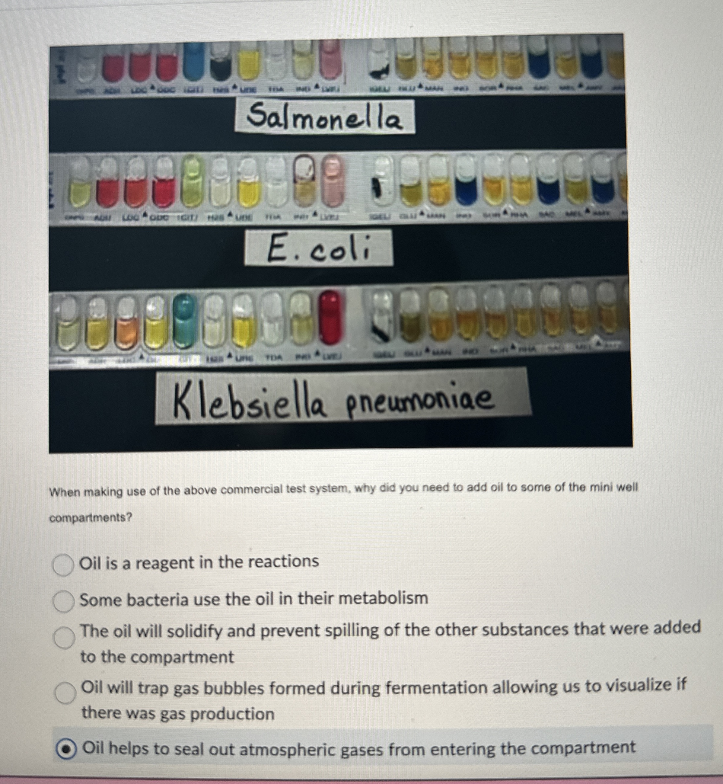 Solved When making use of the above commercial test system, | Chegg.com