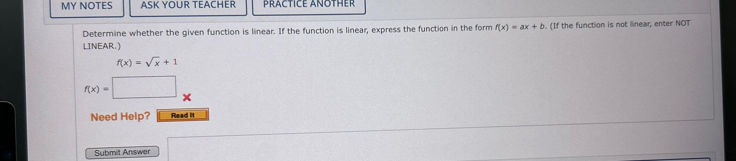 Solved ASK YOUR TEACHERPRACTICE ANOTHERDetermine whether the | Chegg.com
