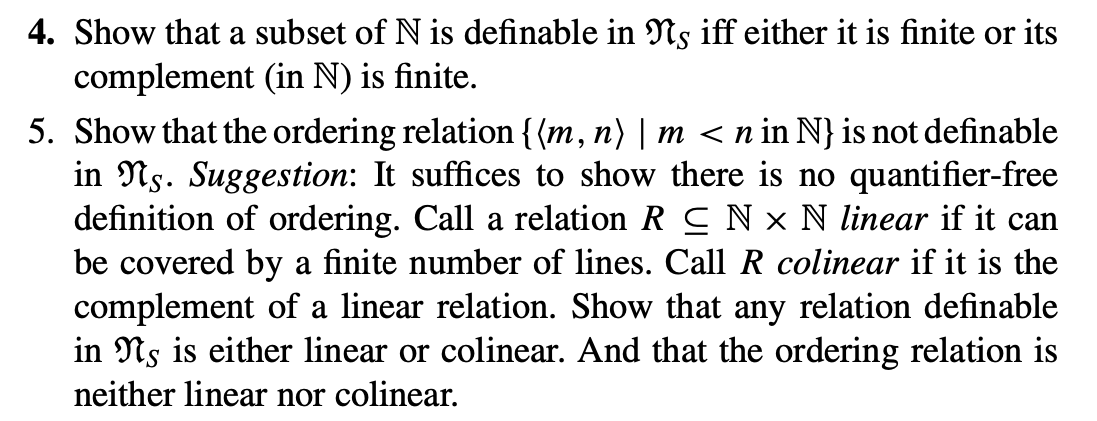 Solved The book is "A Mathematical Introduction to Logic" by | Chegg.com