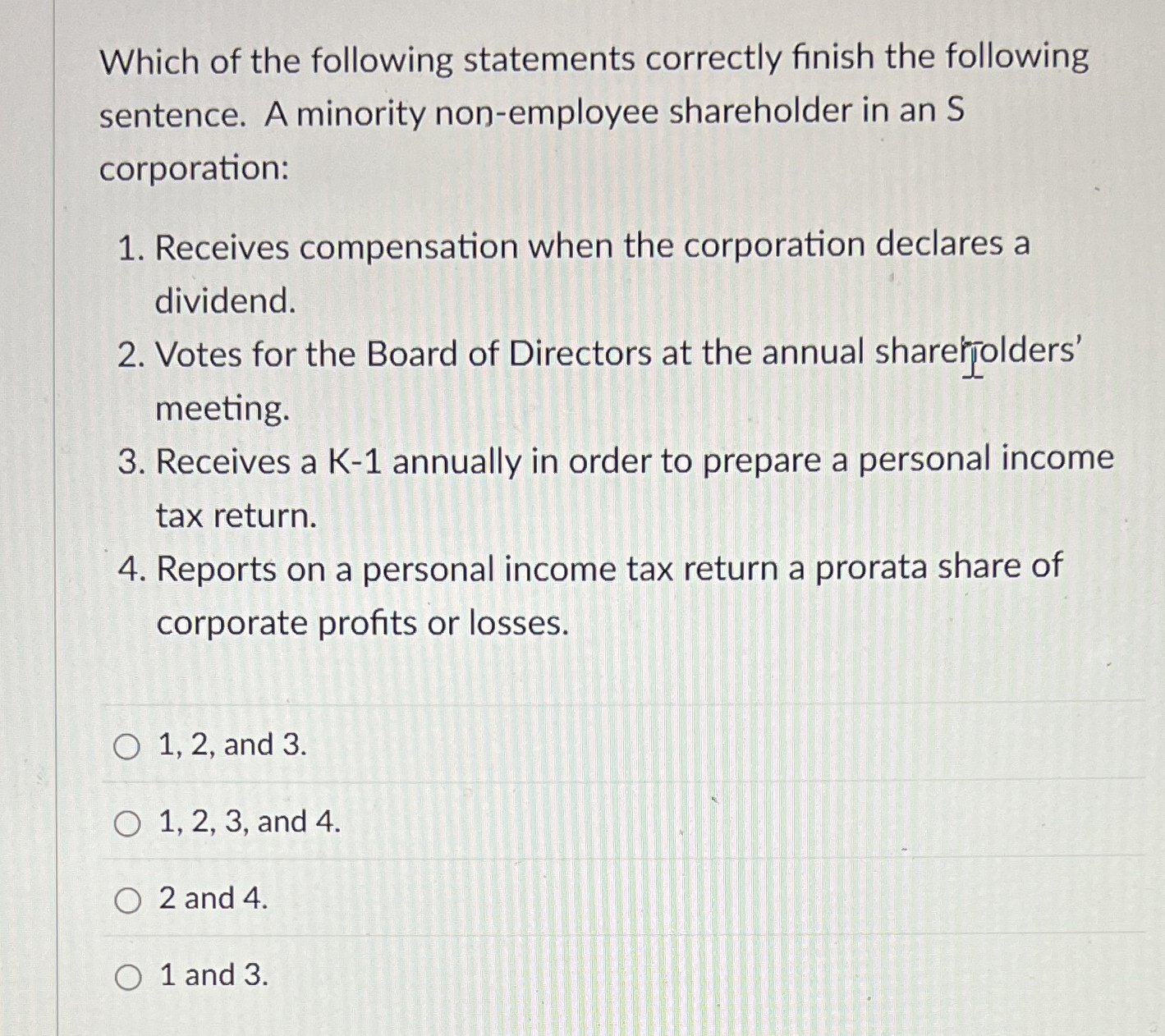 Solved Which of the following statements correctly finish | Chegg.com