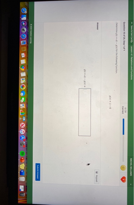 Solved - Save & Exit Certify Lesson: 4.1 Relations and | Chegg.com