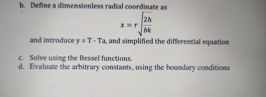 Solved Thin, metallic circular fins of thickness b can be | Chegg.com