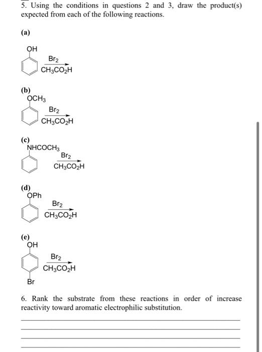 [Solved]: 5. Using the conditions in questions 2 and 3 , dr