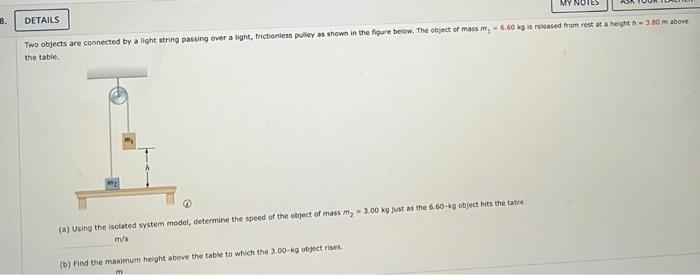 Solved the table. (a) Using the isolated system model, | Chegg.com