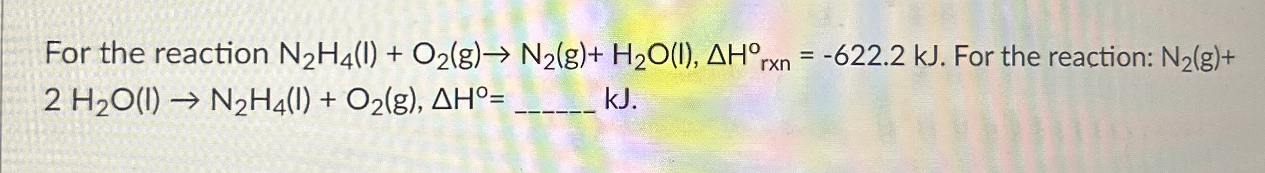 Solved For the reaction | Chegg.com